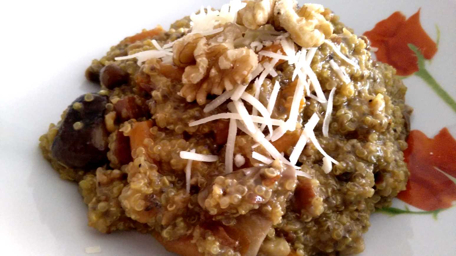 Risotto de Quinoa y Chía con Verduras y Setas - Natural Gourmet